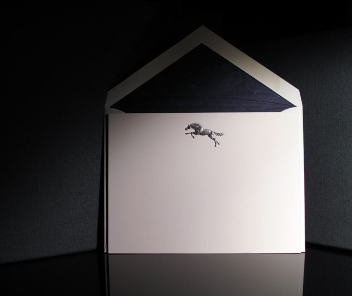 Silver/Black Horse Write Again Cards | Connor